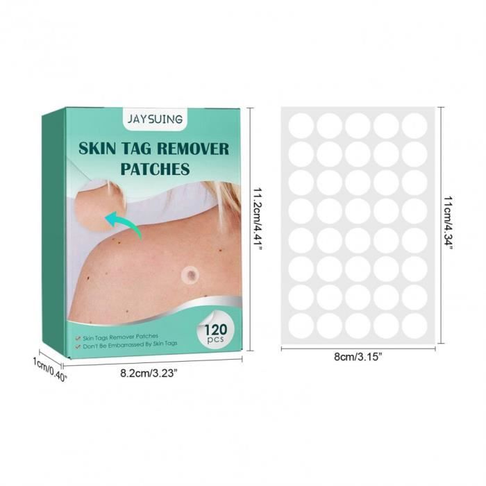 120 Pcs Mole Remover,Hydrocolloïde Patches,Acnés Pimple Patch Pour ...