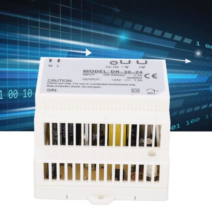 EJ.life bloc d'alimentation sur rail DIN BERM Switch Power Supply ...