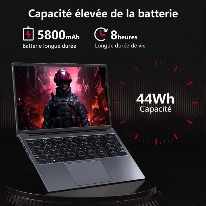 PC portable 16"-Intel Core i5-8210Y(Jusqu'à 3,6 GHz)-16Go RAM DDR3 ...