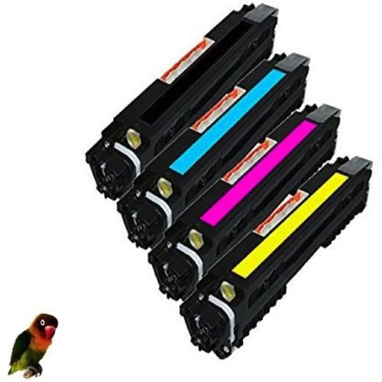 Pack de 4 toners CF530-1-2-3A pour LaserJet Pro MFP M180n - M181fw ...