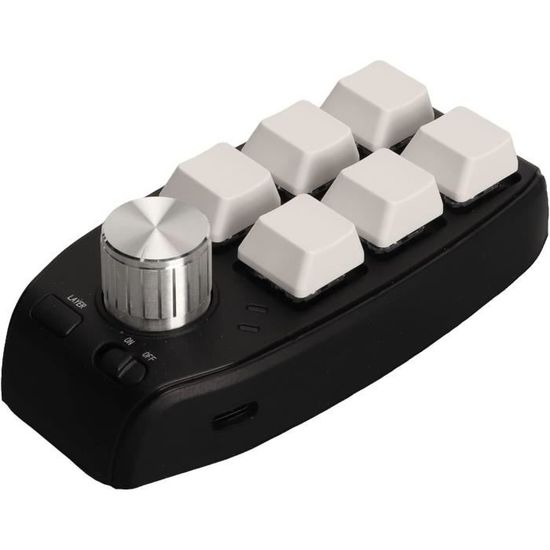 Mini Clavier À 6 Touches, Clavier Programmable Usb Sans Fil Bt ...