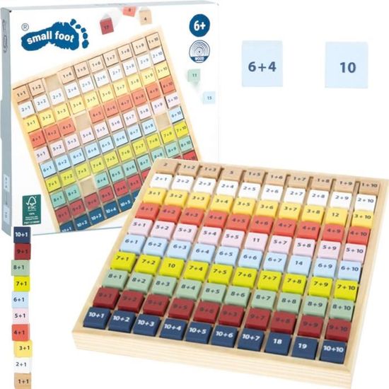Tableau d'addition Apprendre les mathématiques - Cdiscount Jeux - Jouets