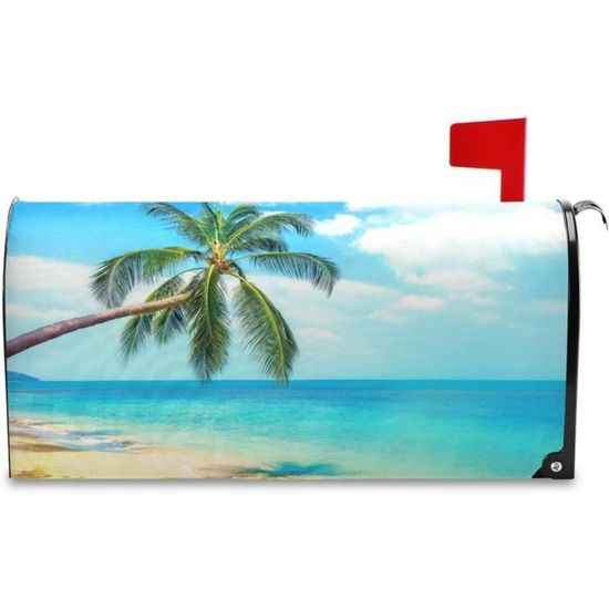 Couverture De Boîte Aux Lettres Tropicale, Motif Palmier, Pour Jardin ...