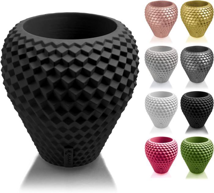 Pot De Fleurs En Ciment, Cache-Pot En Béton, Cône Ø 10 Cm, 17 Couleurs ...