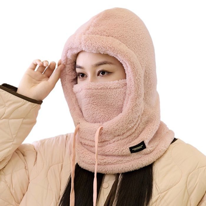 Cagoule de Ski chaude et coupe-vent, masque de moto, polaire réglable ...