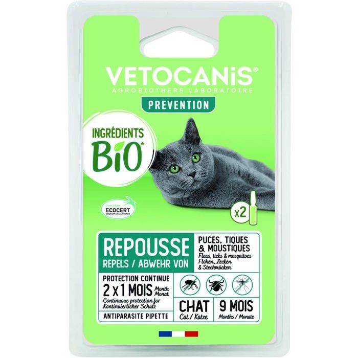 Pipette Chat Anti-Puces Et Tiques | Traitement Et Protection ...