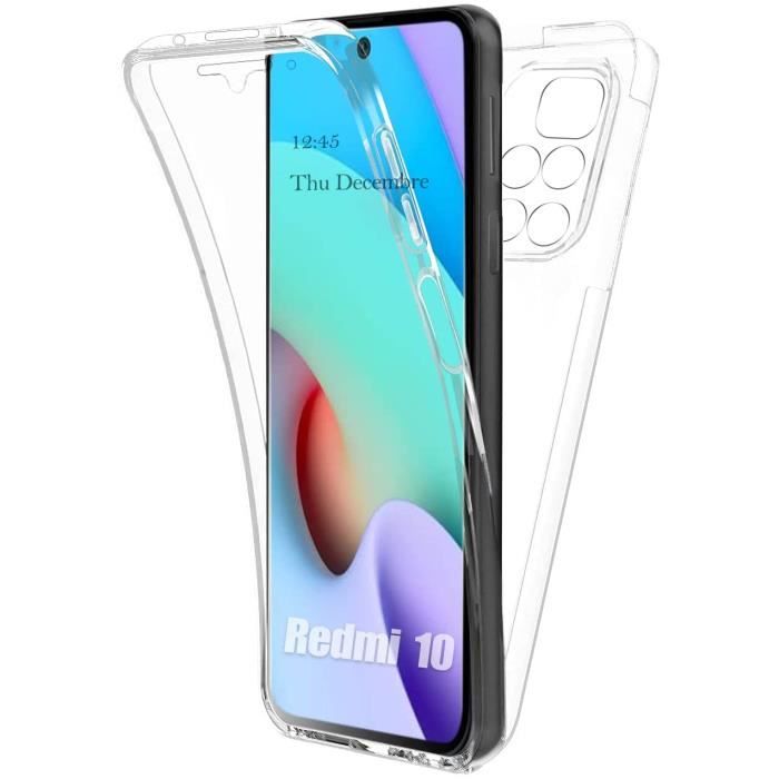 Coque pour Xiaomi Redmi 10,Protection intégrale Avant + Arrière en ...