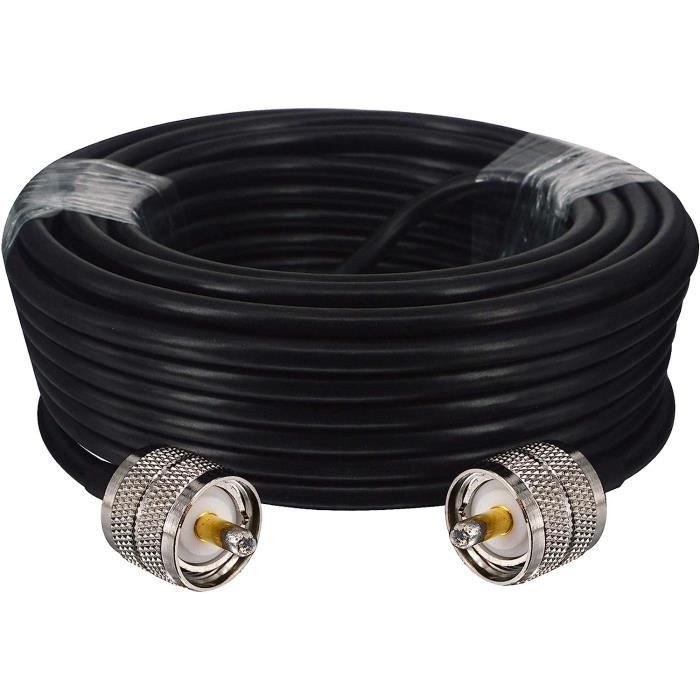 Antennes Tnt - Yilianduo Cable Antenne Cb 10 Metres Uhf Pl259 Mâle À ...