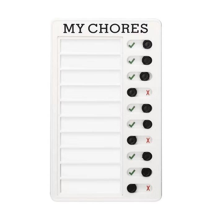 Chore Chart Memo Checklist Board for Kids and Adults, Checklist for Kids and Adults, DIY List ...