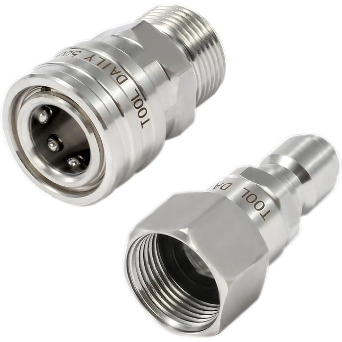 Ensemble D'Adaptateurs Pour Nettoyeur Haute Pression Avec Pivot, M22 14 ...