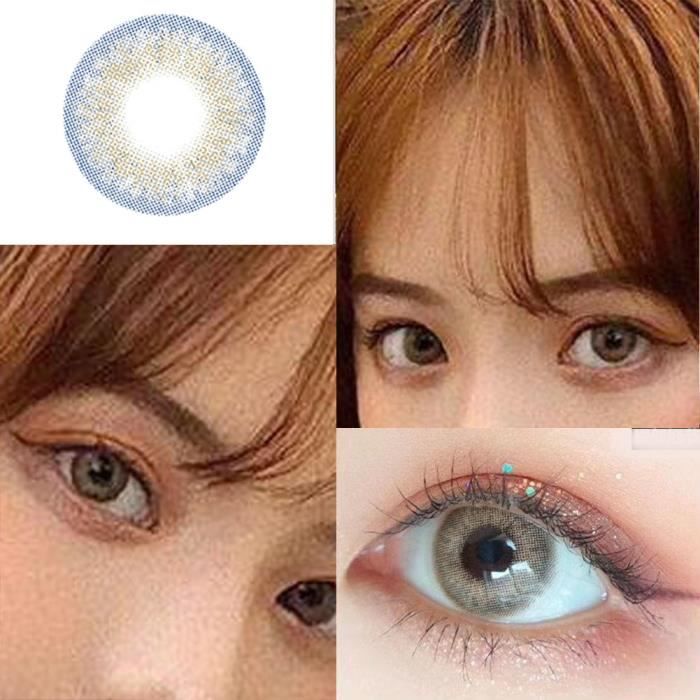 KO7167 Lentilles de contact des yeux 2pcs Lentilles de Contact Colorées ...
