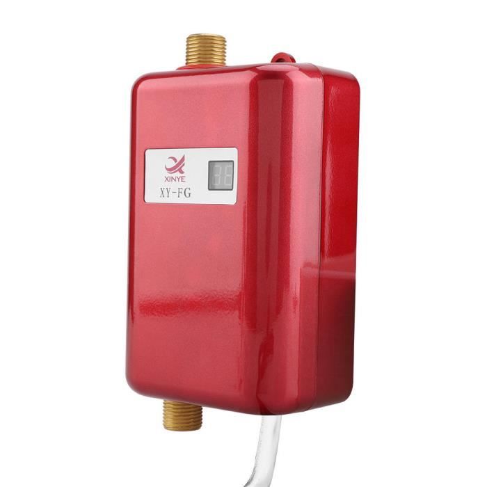 Chauffe‑eau électrique 220V 3800W Mini chauffe-eau instantané électrique sans réservoir salle de ...