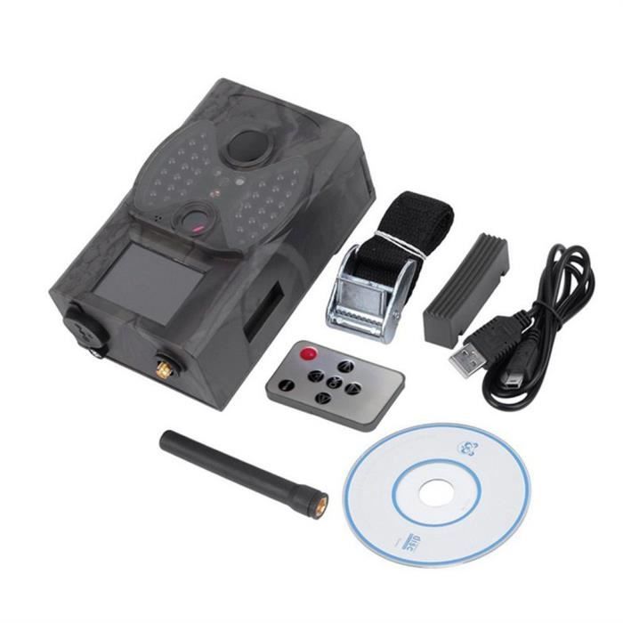 Caméra de chasse LESHP HC300M - Vidéo HD 12MP MMS GPRS - Vert armée ...