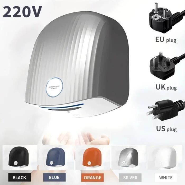 Sèche-mains électrique,Sèche-mains automatique à induction murale,chaud ...