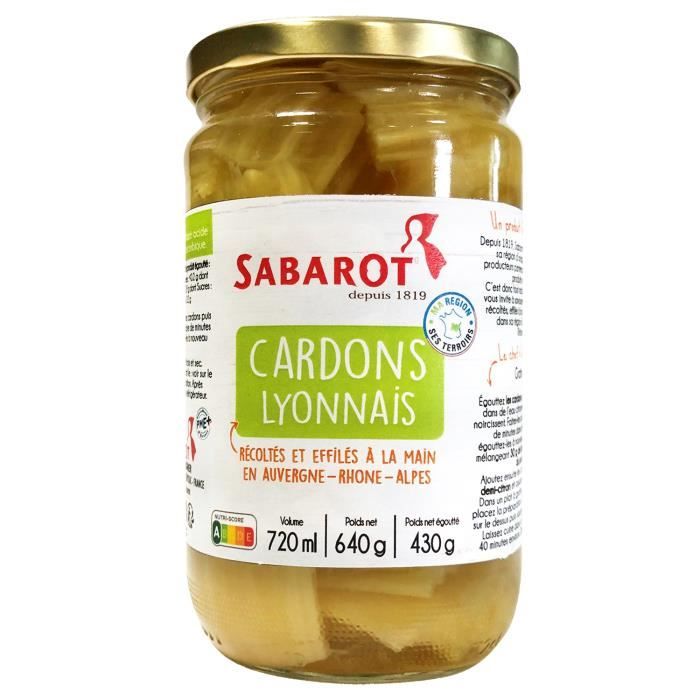 Cardons Lyonnais en bocal 420g Sabarot - Cdiscount Au quotidien
