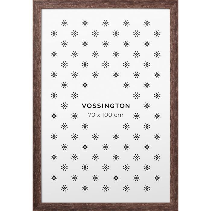 Cadre Rustique Marron 70X100 Cm Boisé (Finition Imitation Grain De Bois ...