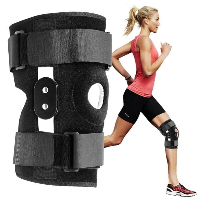 Genouillère à charnière, rotule ouverte réglable et stabilisateurs ...