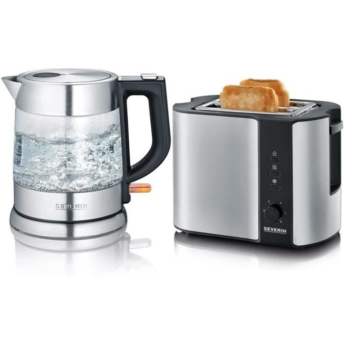 Wk 3468 1L 2200 W Noir, Acier Inoxydable, Transparent \ Bouilloire ...
