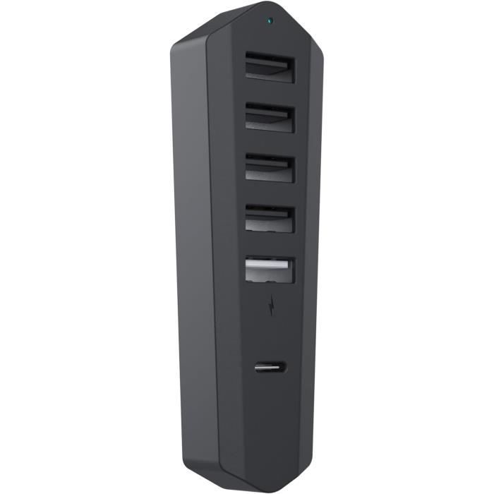 Hub Usb 6 Ports Pour Ps5 Slim Optical And Digital Host, Hub Usb 2.0 ...