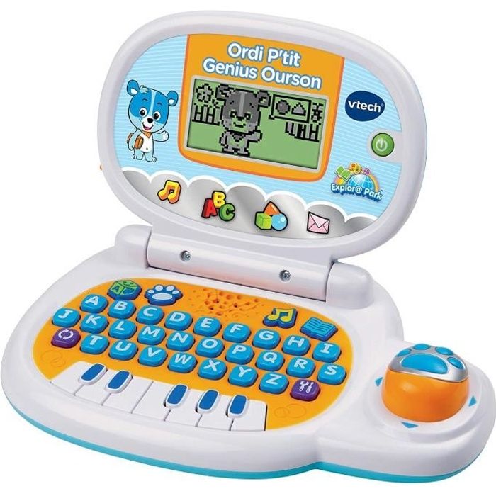 Ordinateur Éducatif Enfant VTECH P'tit Genius Ourson Bleu - Multicolore ...