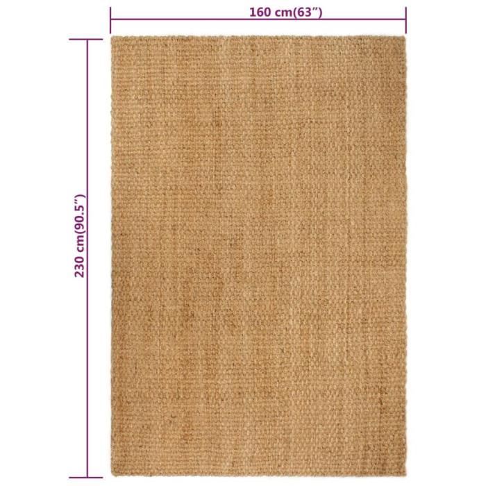 Tapis Jute Rectangulaire 160x230