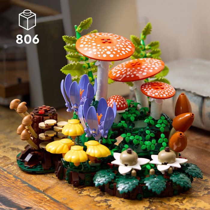LEGO Botanicals 11505 Les Champignons des Bois - Set pour Adulte ...