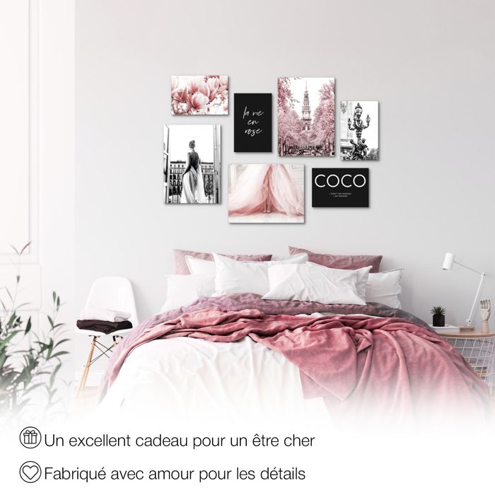 Novart Tableau Décoration Murale N005071a Mode Fille Adolescent| 7 ...