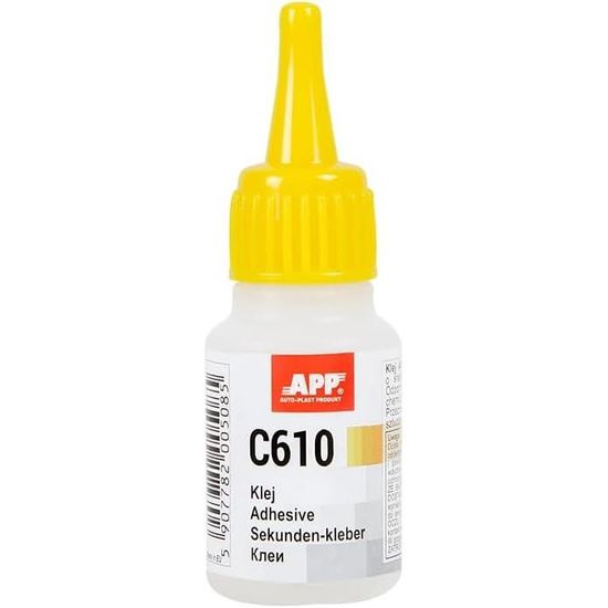APP C610 Colle cyanoacrylate forte | Colle liquide Super Glue | Idéale ...