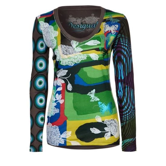 DESIGUAL TEE SHIRT BAYLEE TAILLE XS - Cdiscount Prêt-à-Porter
