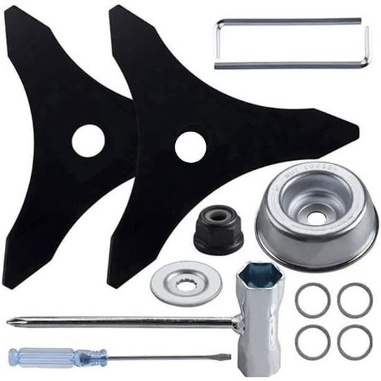 1Pc - 1Set Lame De Débroussailleuse À 3 Dents For Divers Types De Coupe-Herbe Débroussailleuse ...