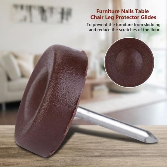 YOSOO Clou de pied de meuble 100 pièces meubles canapé chaise Table ...