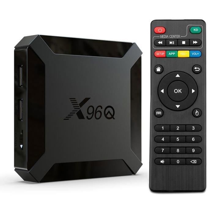 MEDIA STREAMER - BOX MULTIMEDIA Boitier iptv X96Q Lecteur Multimédia de ...