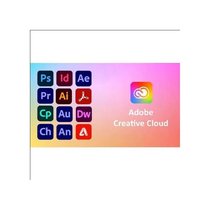 Adobe Creative Cloud - Abonnement 48 mois - 5 Utilisateurs – Windows / Mac / IPad / Android - A ...