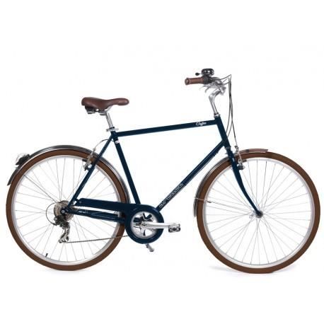Vélo de ville Coffee homme bleu nuit Arcade - Cdiscount Sport