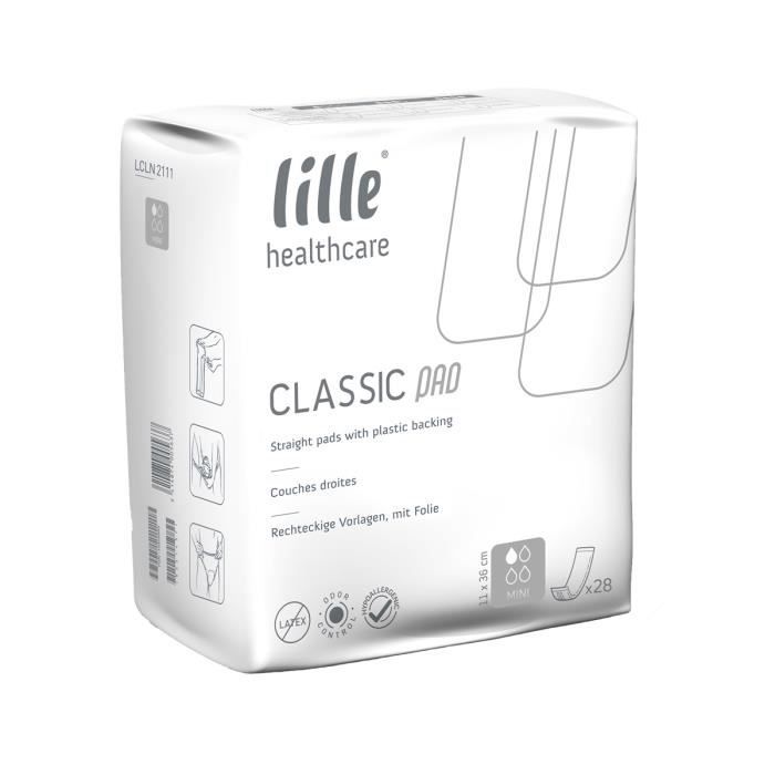Protection absorbante - LILLE HEALTHCARE - Classic Pad Couche Droite ...