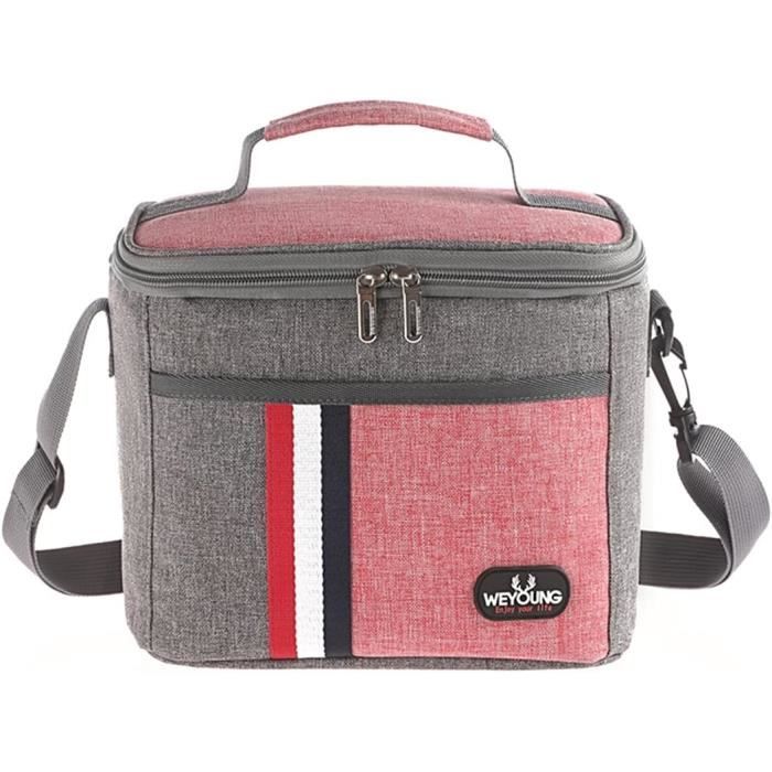 Panier Repas 8L, Mini Sac Isotherme Repas Avec Bandoulière Réglable ...