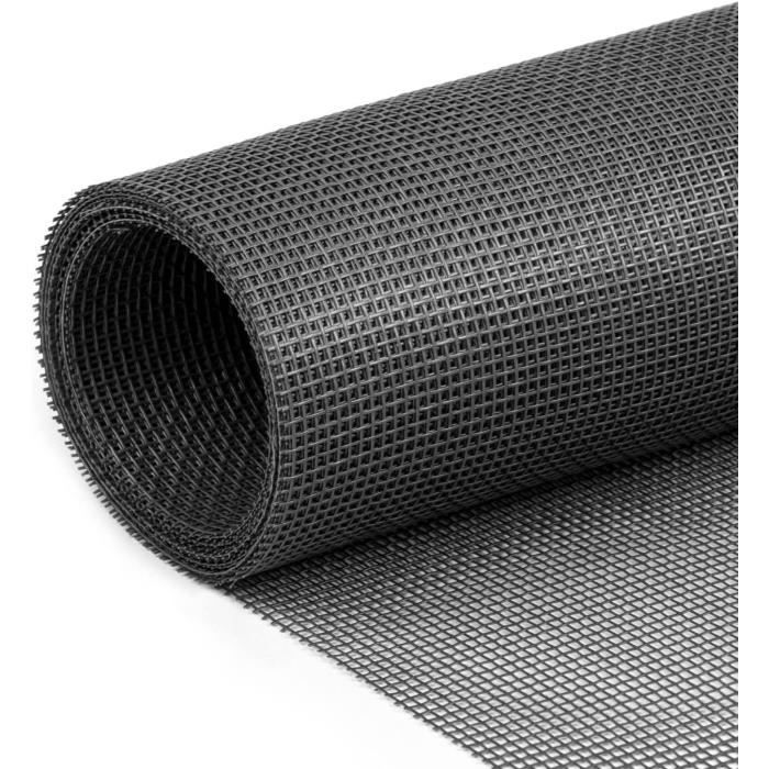 DIY Moustiquaire pour Fenêtre Porte, 250x120cm Moustiquaire en Fibre de Verre Super Durable ...
