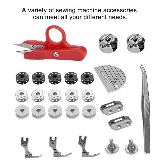 MSA Accessoires De Machine À Coudre Sewing Machine Accessories, 27Pcs ...