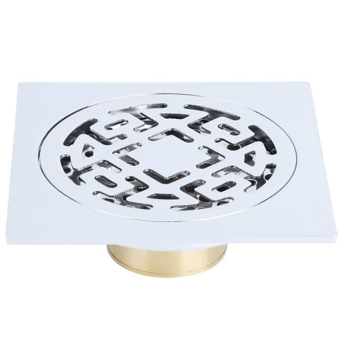 Drain de plancher, drain de plancher en acier inoxydable chromé anti ...