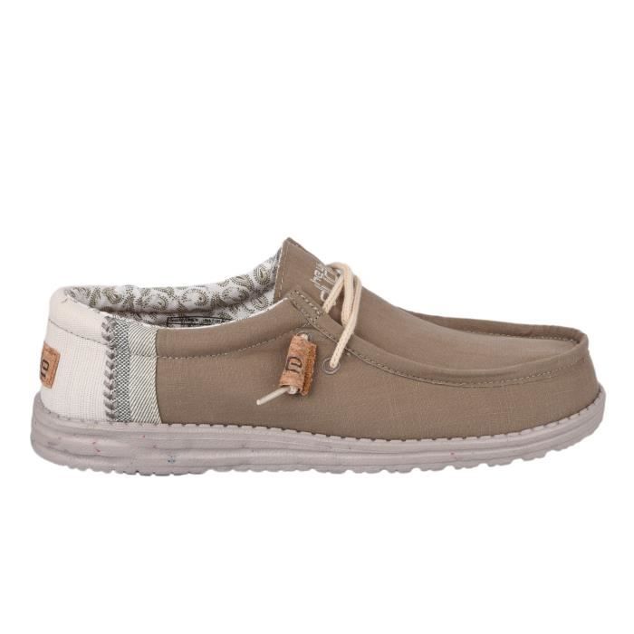 Baskets homme - DUDE - Kaki - 43 Marron - Cdiscount Chaussures