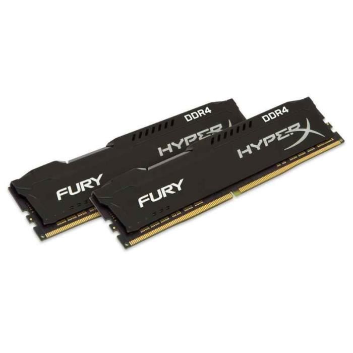 Kingston HyperX FURY Black 8GB DDR4 2666MHz Kit HX426C15FBK2/8 - Cdiscount Informatique