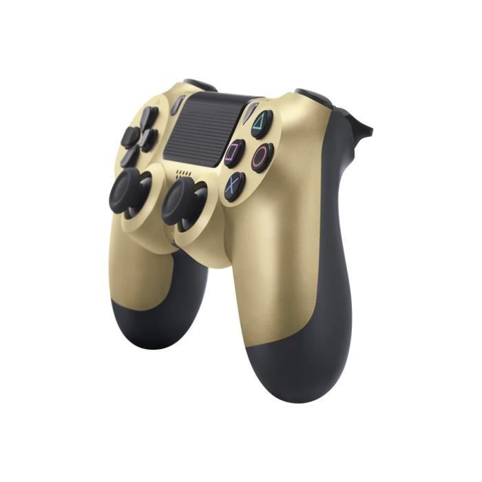 Sony DualShock 4 v2 Gamepad sans fil Bluetooth or pour Sony PlayStation 4 - Cdiscount Informatique