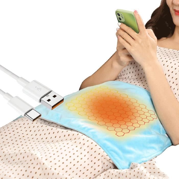 Couverture Chauffante,Couvertures Électrique Usb Portable,60X30Cm ...