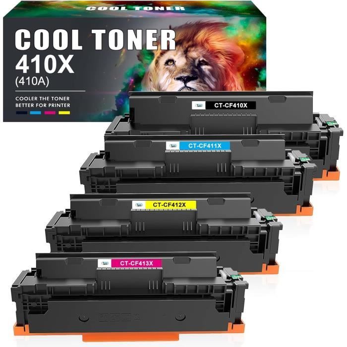 Cartouche De Toner Compatible Pour Hp 410X Cf410X 410A Cf410A M477 ...