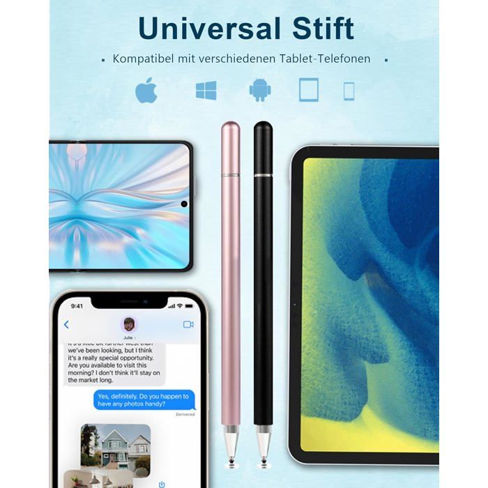 Stylet tablette écrans tactiles universel haute précision, iPad ...