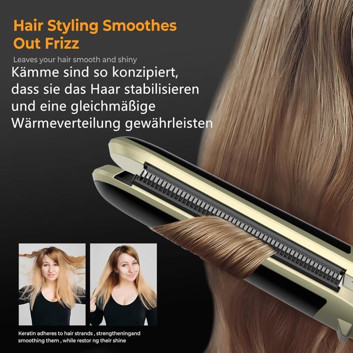 Lisseur professionnel plaques larges - SVATV - Pour cheveux longs ...