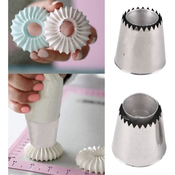 4 Pièces Grande Douille Patisserie Douilles Fleur À Gâteaux ...
