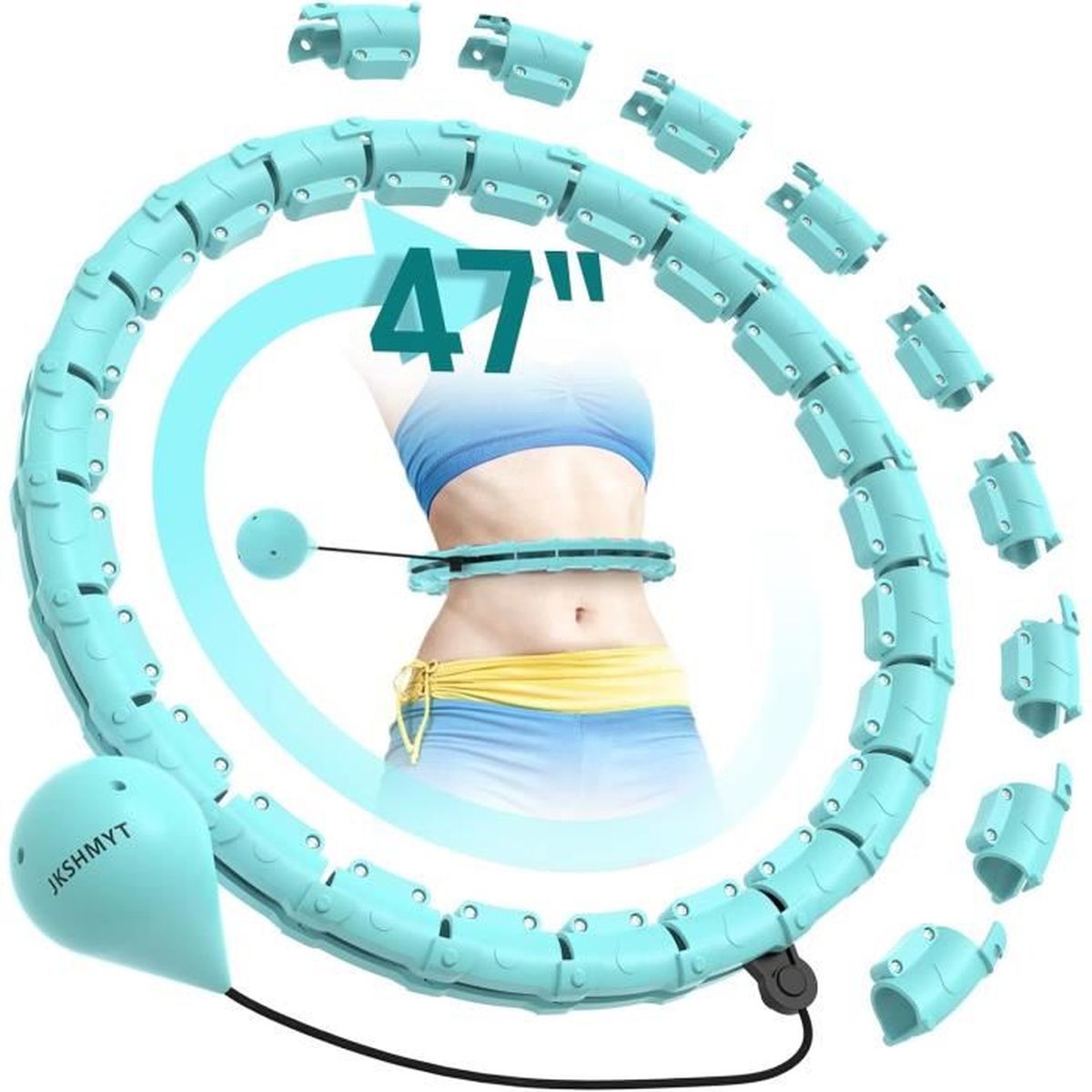 Smart Fitness Cerceau Hula Hoop pour Perte de Poids, avec Picots de ...
