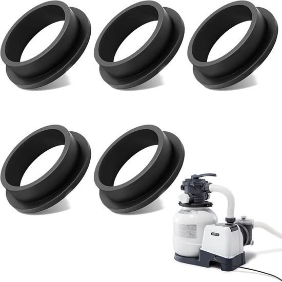 Set de 5 joints toriques noirs pour pompes à sable Intex 26323CA ...
