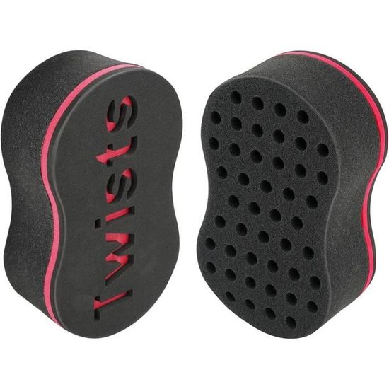 Twist Eponge Afro Cheveux Curl Brosse Bobines Frisé Vague Mousse Brosse ...